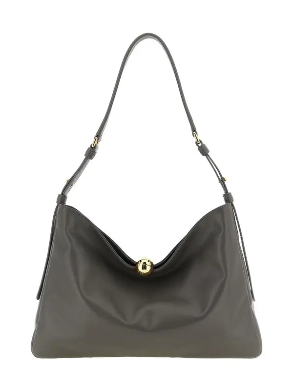 Furla Sfera Soft' Large Shoulder Bag - Gray