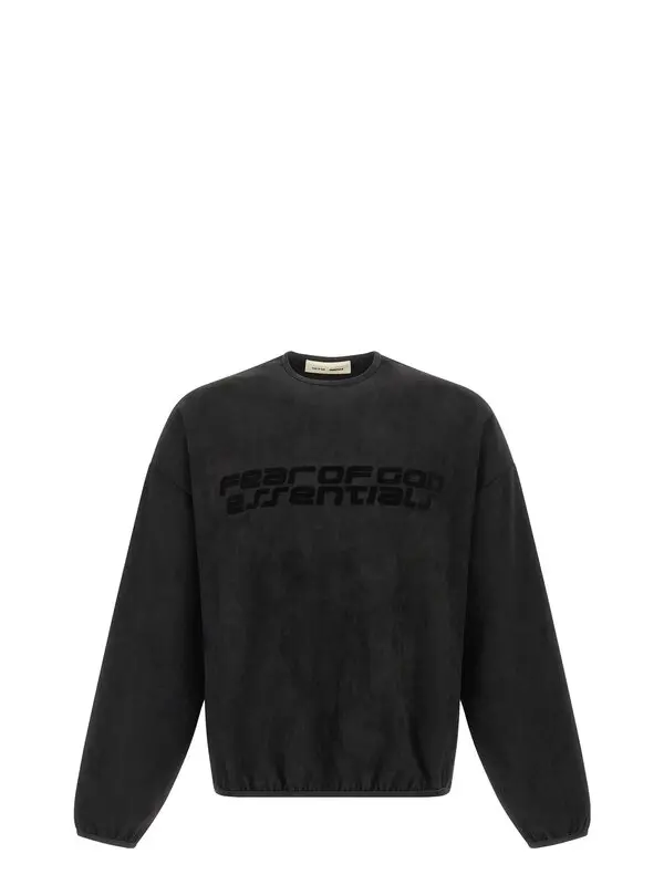 Fear Of God Modern Suede Fleece Sweatshirt - Black