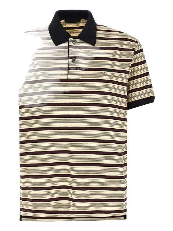Prada Striped Polo Shirt - Multi