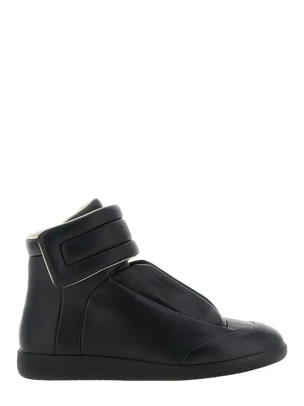 MAISON MARGIELA Future Calfskin Leather Sneakers - Black
