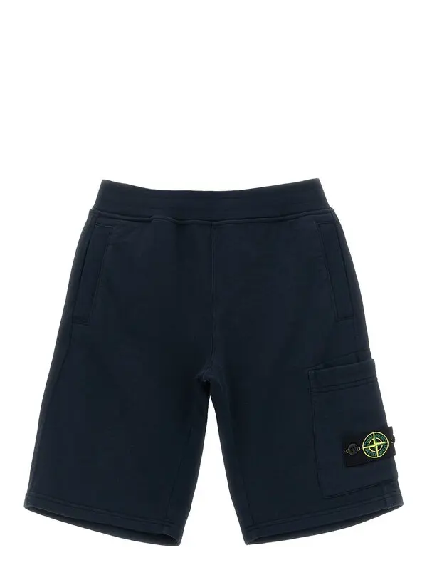 Stone Island Cargo Bermuda Shorts - Blue