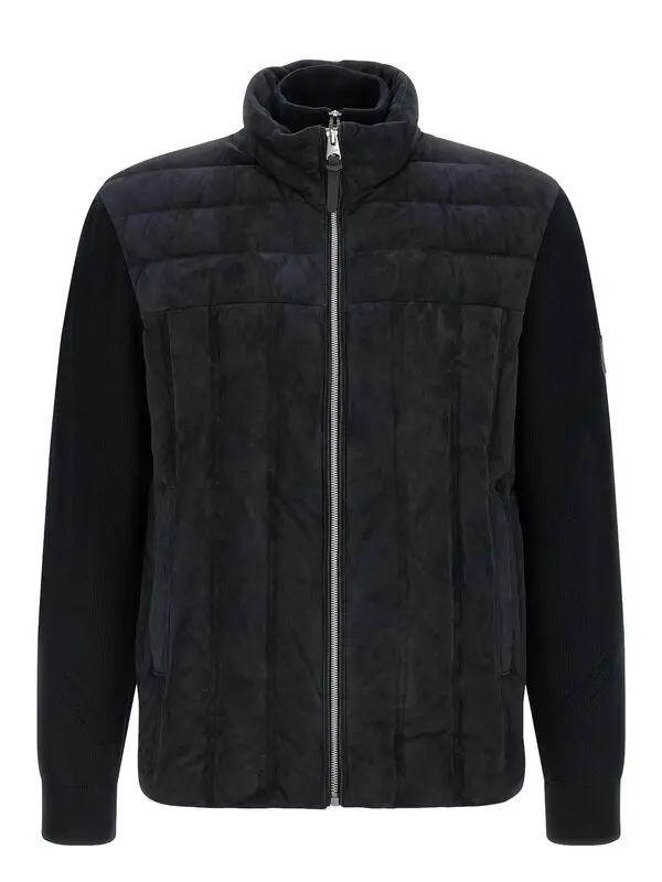 Mackage Landen Knitted Virgin Wool Jacket - Blue