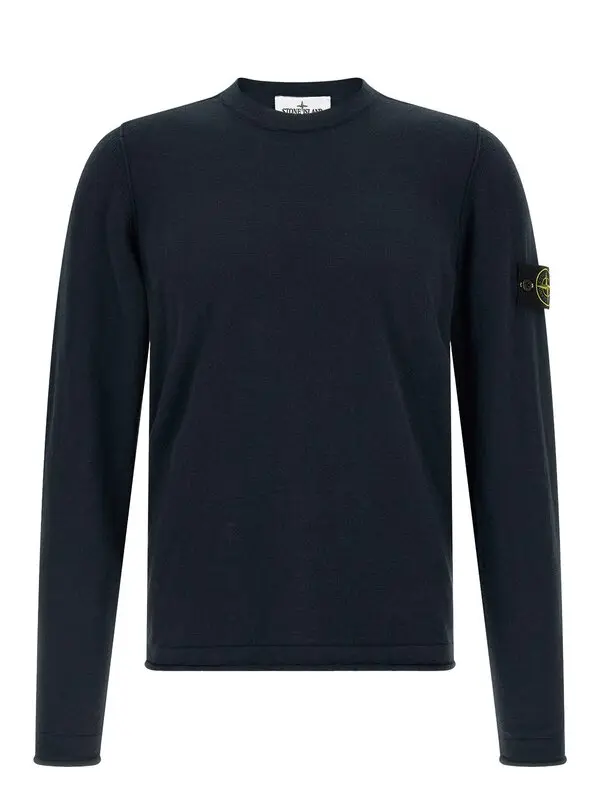 Stone Island 5100052 Crew Neck Sweater - Blue