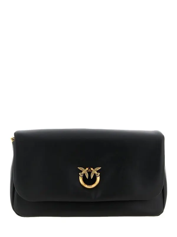 Pinko Click Soft Classic' Crossbody Bag - Black