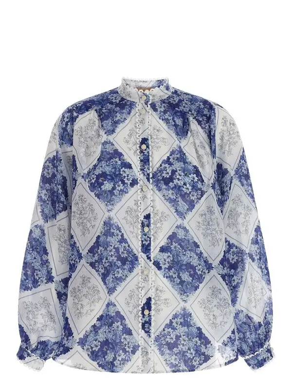 Twin-set Ramie Shirt - Blue