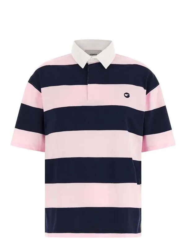 Coperni Striped Cotton Polo Shirt - Multi