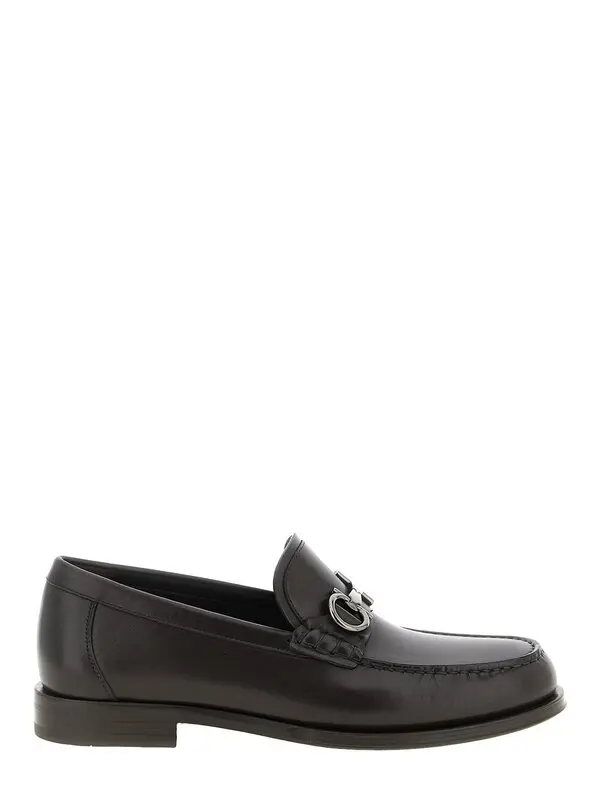 FERRAGAMO Teatro' Loafers - Brown