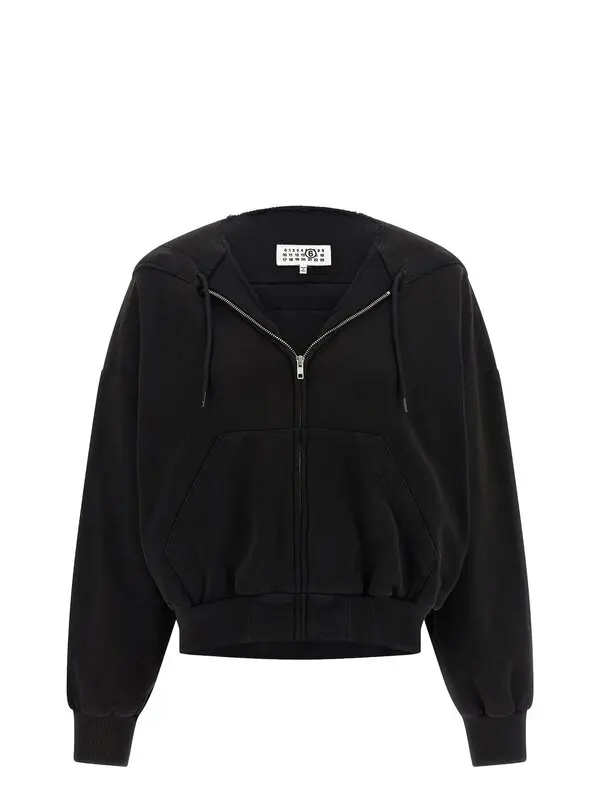 MAISON MARGIELA Trompe L'oeil Hoodie - Black