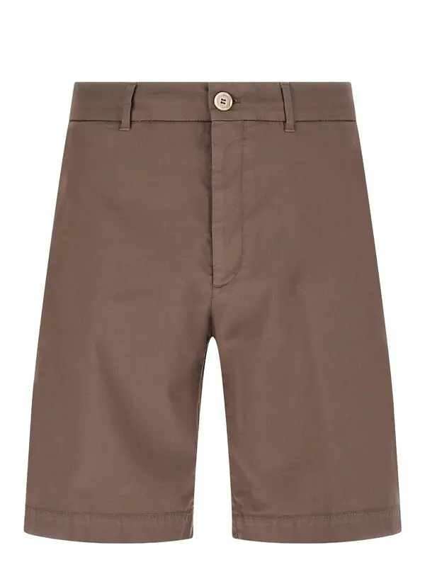 Brunello Cucinelli American Pima Cotton Bermuda Shorts - Brown