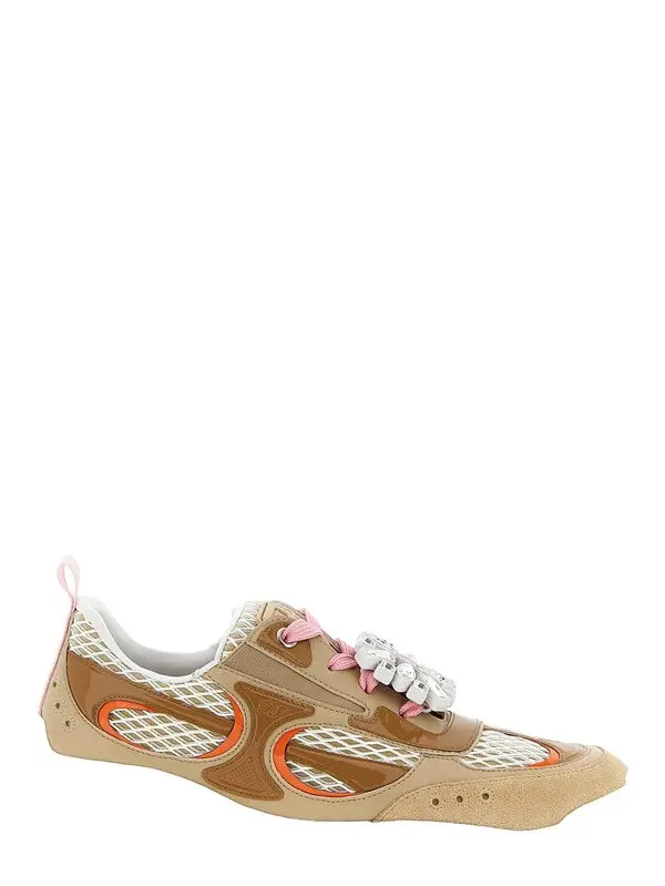 ROGER VIVIER Viv' On The Run' Sneakers - Beige