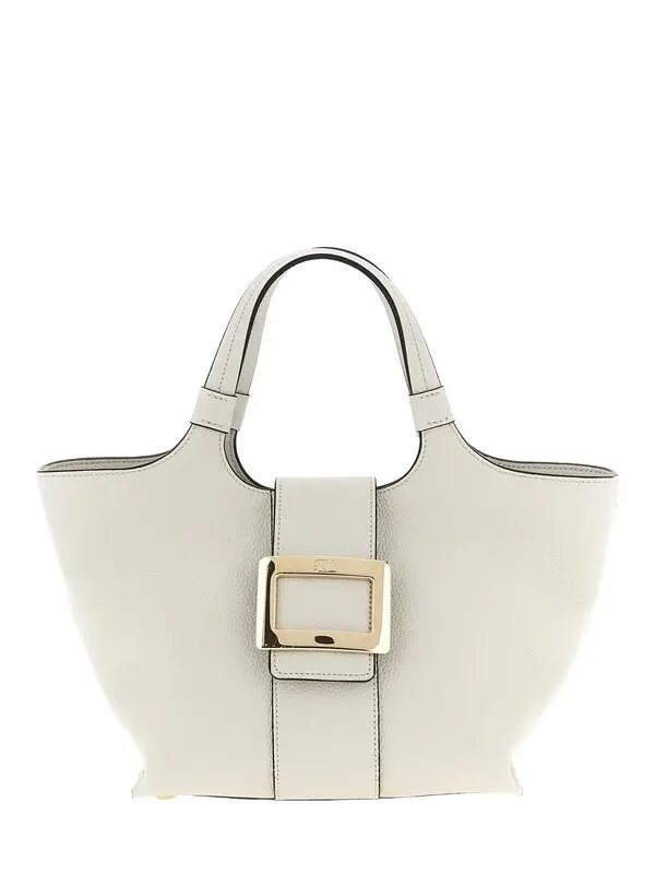 ROGER VIVIER Belle Vivier Mini Shopping Bag - Gray