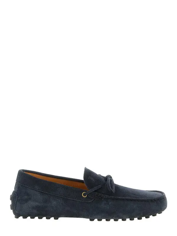 TOD'S Suede Gommino Loafers - Blue