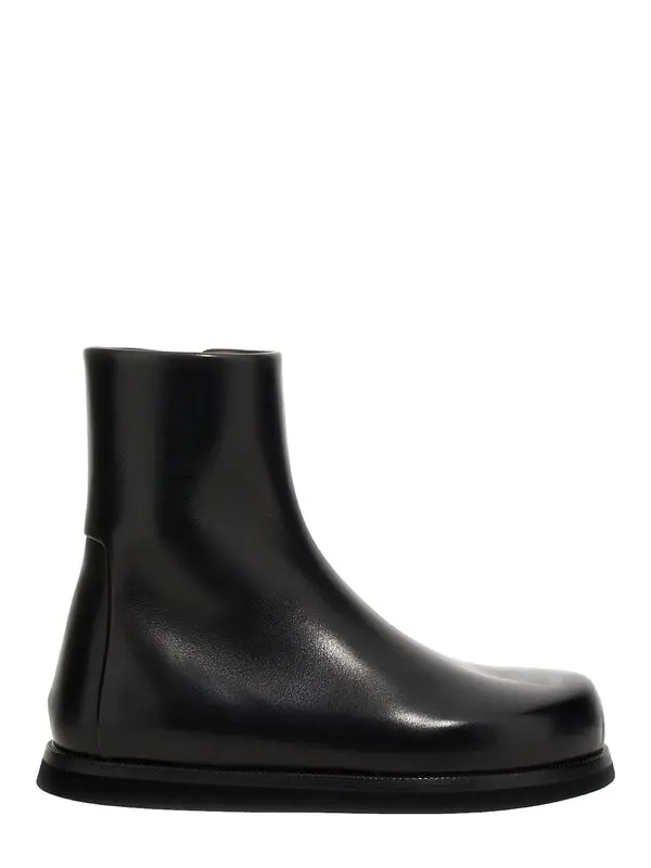 Marsèll Accom Leather Ankle Boots - Black