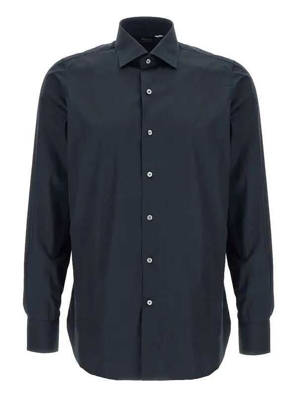 FINAMORE 1925 Napoli' Shirt - Blue