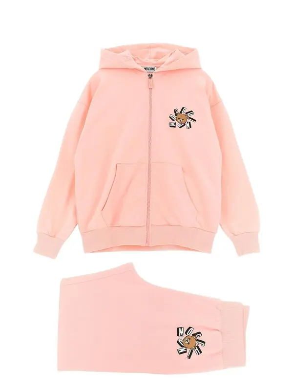 MOSCHINO KID TEEN Hoodie + Joggers - Pink
