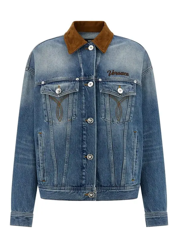 Versace Trucker Jacket - Blue