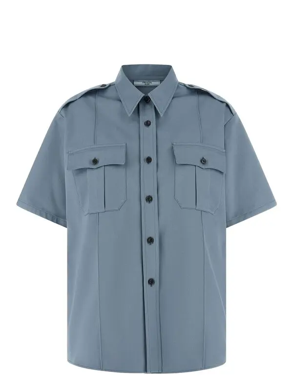 Prada Chinoshirt - Light Blue