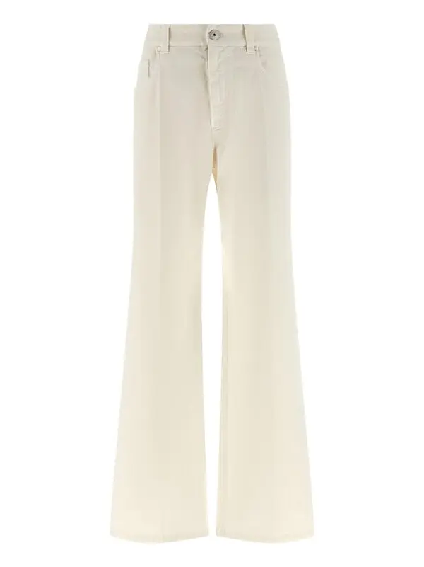 Brunello Cucinelli The Contemporary Loose Jeans - White