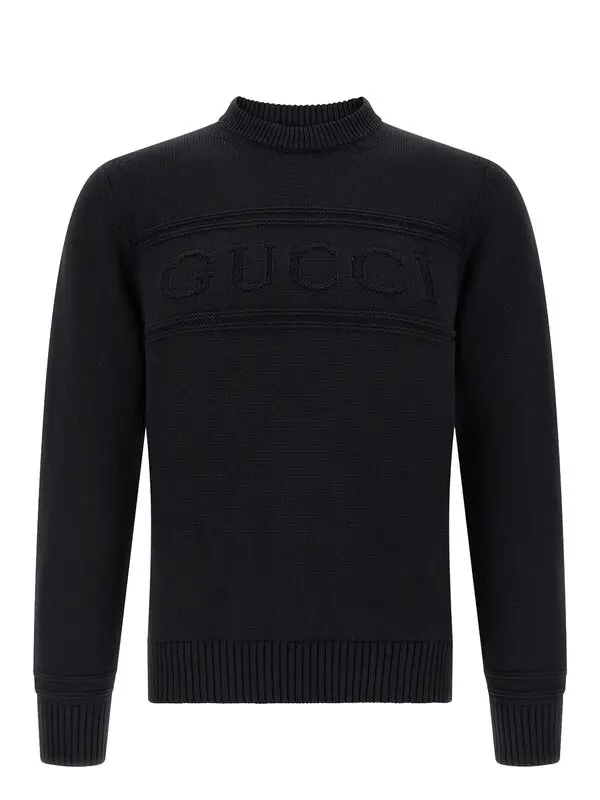 Gucci Intarsia Sweater - Black