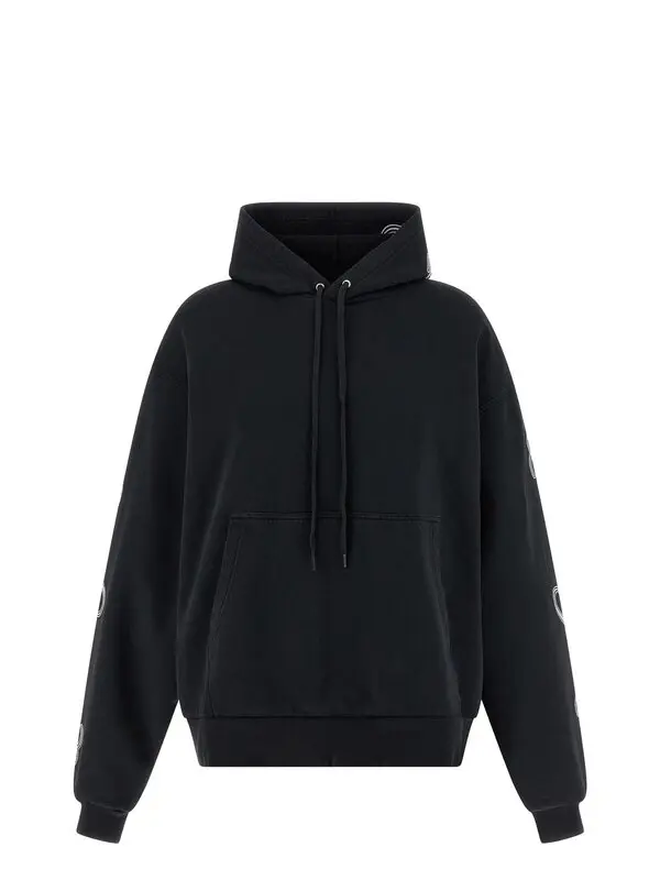 Balenciaga Cursive Hoodie - Black