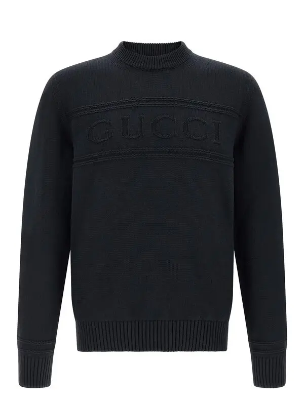 Gucci Intarsia Sweater - Blue