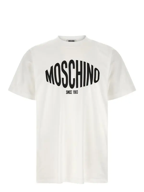 Moschino Logo T-shirt - White/black