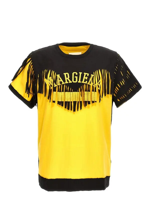 MAISON MARGIELA Double Layer T-shirt - Yellow