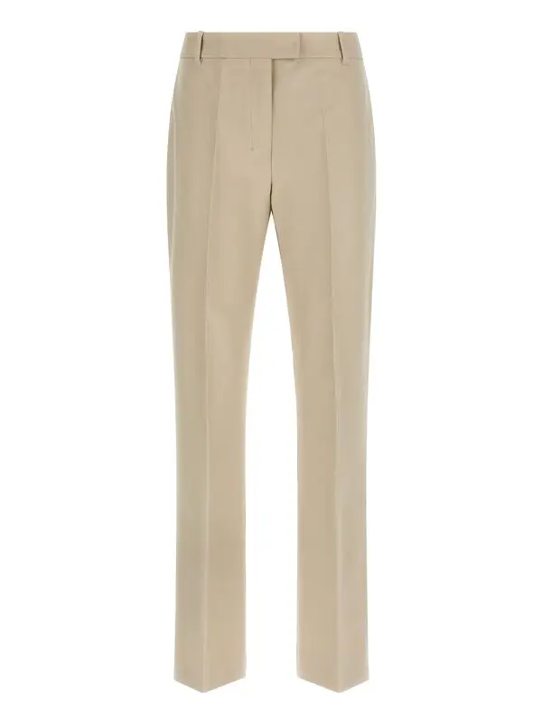 Max Mara Smmfatina Cropped Trousers - Beige