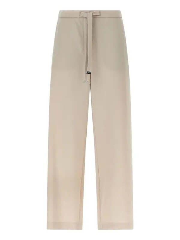 Max Mara Smmargenta Virgin Wool Joggers - Beige