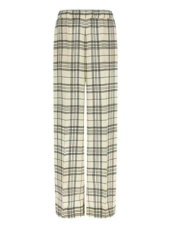 JIL SANDER Fluid Viscose Pants - Beige