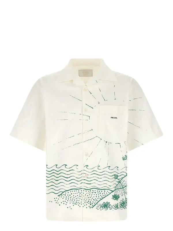 Prada Cabin' Bowling Shirt - Green