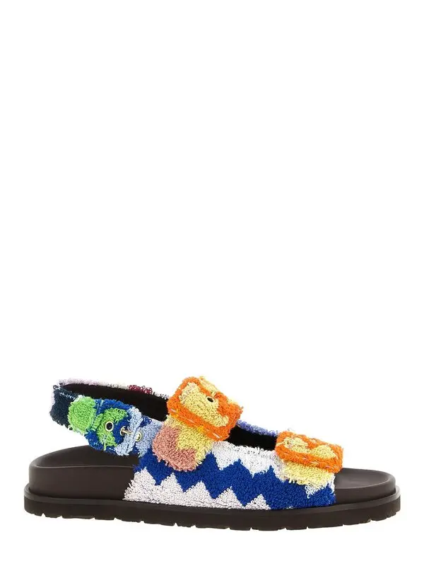 Missoni Mia' Cotton Terry Sandals - Multi