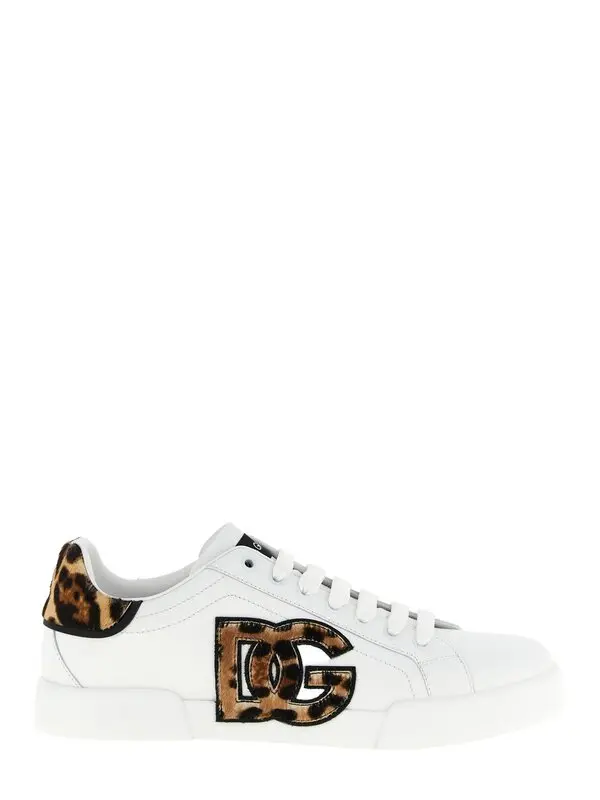 Dolce & Gabbana Portofino Light Strobel Sneakers - Brown