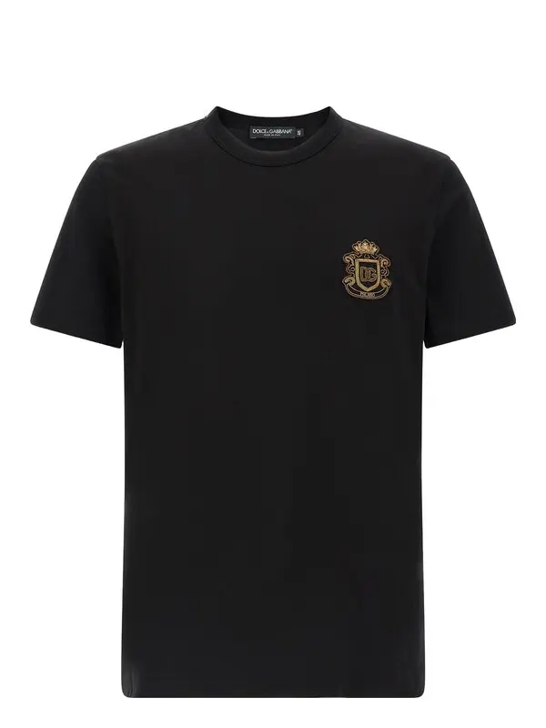 Dolce & Gabbana Heraldic Patch T-shirt - Black