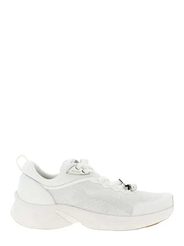 JIMMY CHOO Diamond Run Sneakers - White