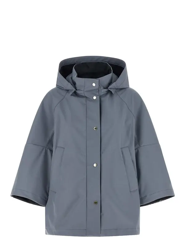 MOORER Florida Flared Waterproof Jacket - Blue