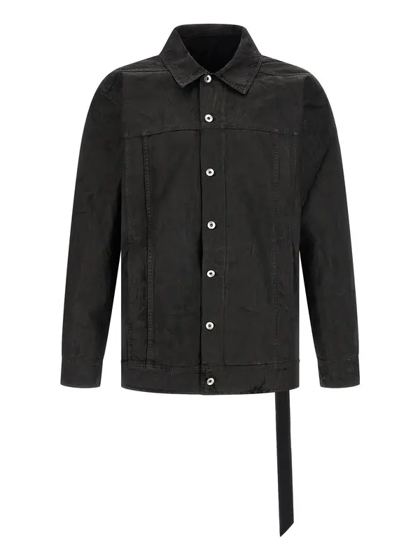 Rick Owens Jumbo Worker Jacket - Black