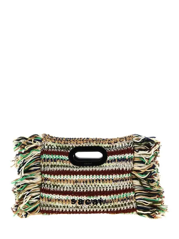 Sacai Fringe Shopping Bag - Multi