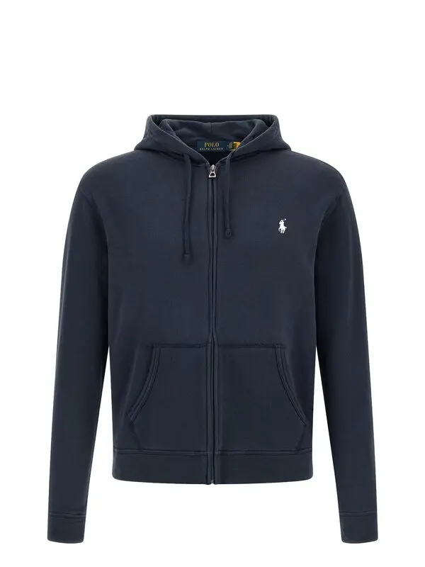 Polo Ralph Lauren Loopback Cotton Hoodie - Blue