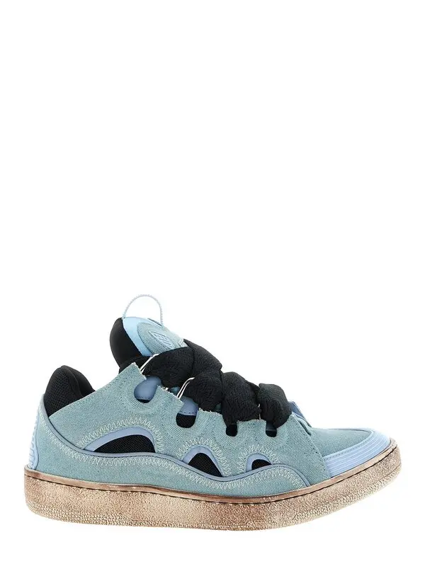 LANVIN Curb Sneakers - Light Blue