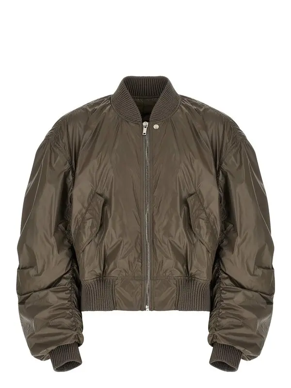 Rick Owens Secchia Flight Bomber Jacket - Gray