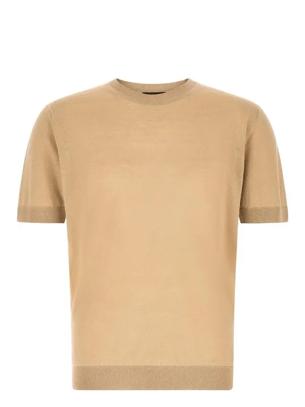 ZANONE Ice Lino Sweater - Beige