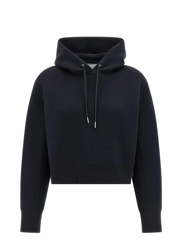 Sacai Sponge Cotton Blend Hoodie - Blue
