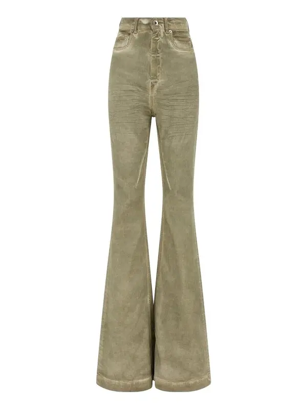 Rick Owens Bolan Bootcut Jeans - Beige