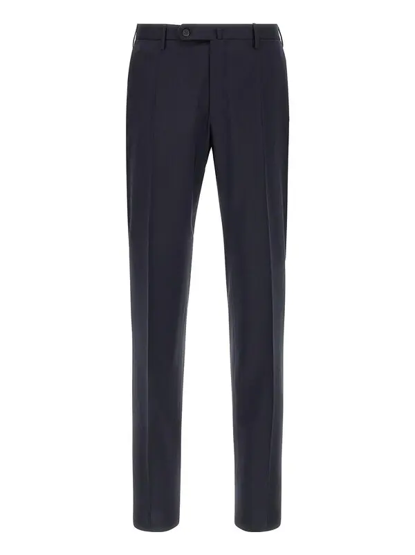 Incotex Modello 35 Virgin Wool Trousers - Blue