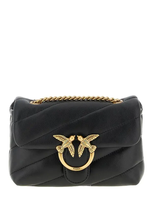 Pinko Baby Love Puff Crossbody Bag - Black