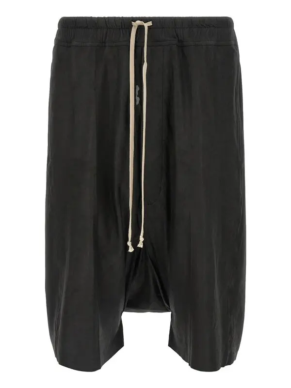Rick Owens S Pods Bermuda Shorts - Black