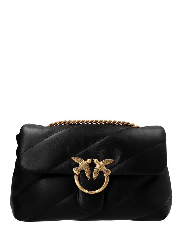 Pinko Classic Love Puff Crossbody Bag - Black