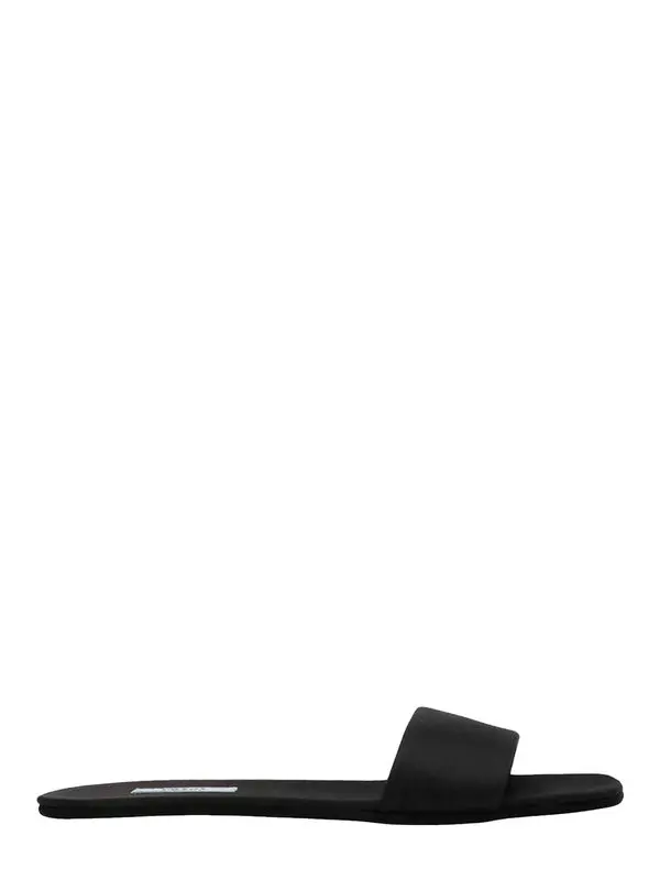 Prada Slippers And Slipper Bag - Black