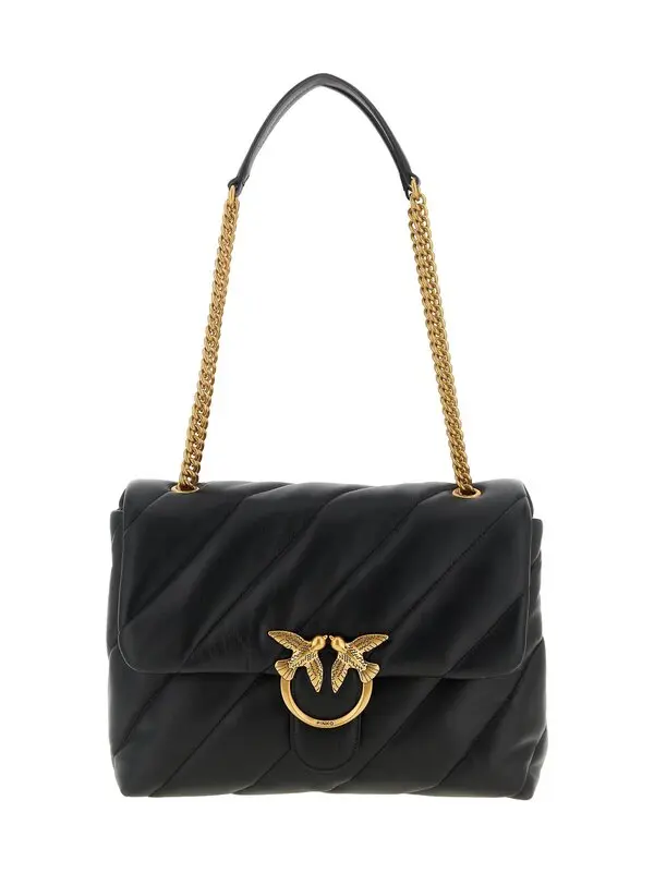 Pinko Love Big Puff Crossbody Bag - Black